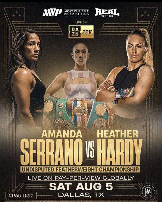 Nate Diaz vs Jake Paul: BREAKING: Amanda Serrano vs Heather Hardy ...