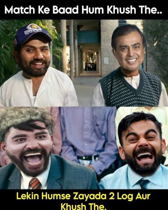 "Well paid Ambani"- Top 10 funny memes after MI's comprehensive win vs ...