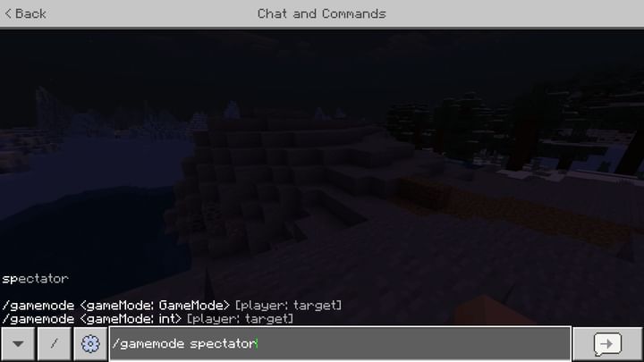 How to get spectator mode in Minecraft Bedrock Edition