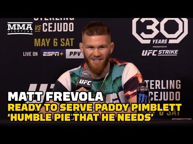 UFC 288: Could Paddy Pimblett fight Matt Frevola next? Watch 'The ...