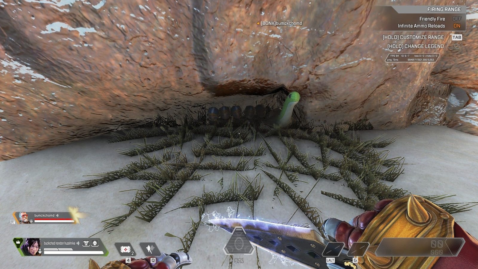 Where to find all hidden Nessies in the Firing Range in Apex Legends Season 17