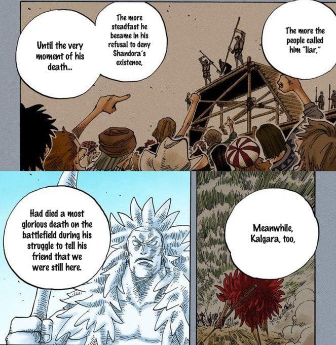 One Piece: Noland and Kalgara's beautiful story
