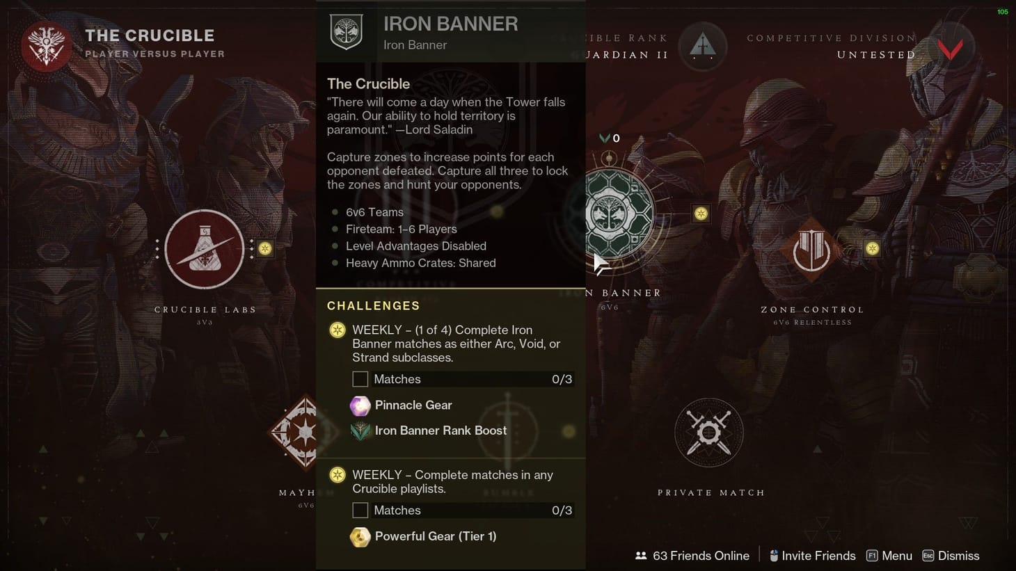 How to get the Brazen Wolf emblem from Destiny 2 Iron Banner
