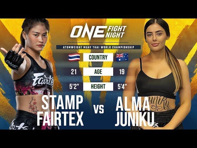 Alyse Anderson: Stamp Fairtex and Alma Juniku put on a Muay Thai ...