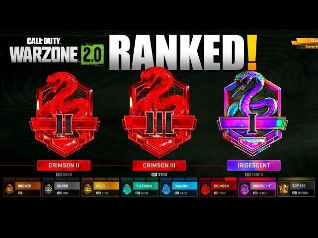 Warzone 2 ranked play: Release date, time, rewards and more