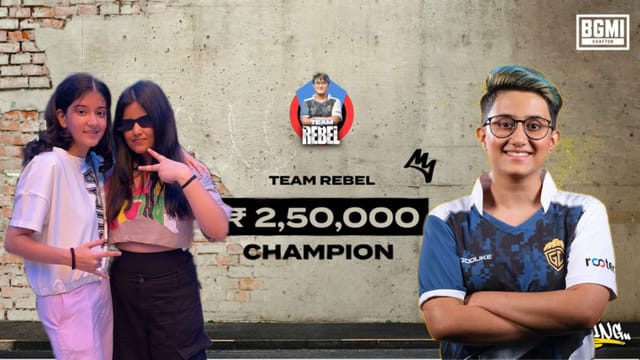 Team Rebel crowned champion of BGMI Rising Launch Party 2023