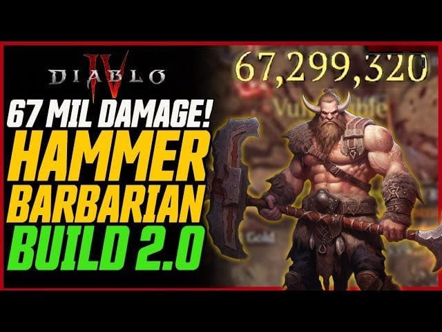 5 best bludgeoning skills for Barbarians in Diablo 4