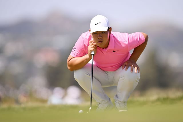 Tom Kim takes big strides towards the lead as he matches US Open nine ...