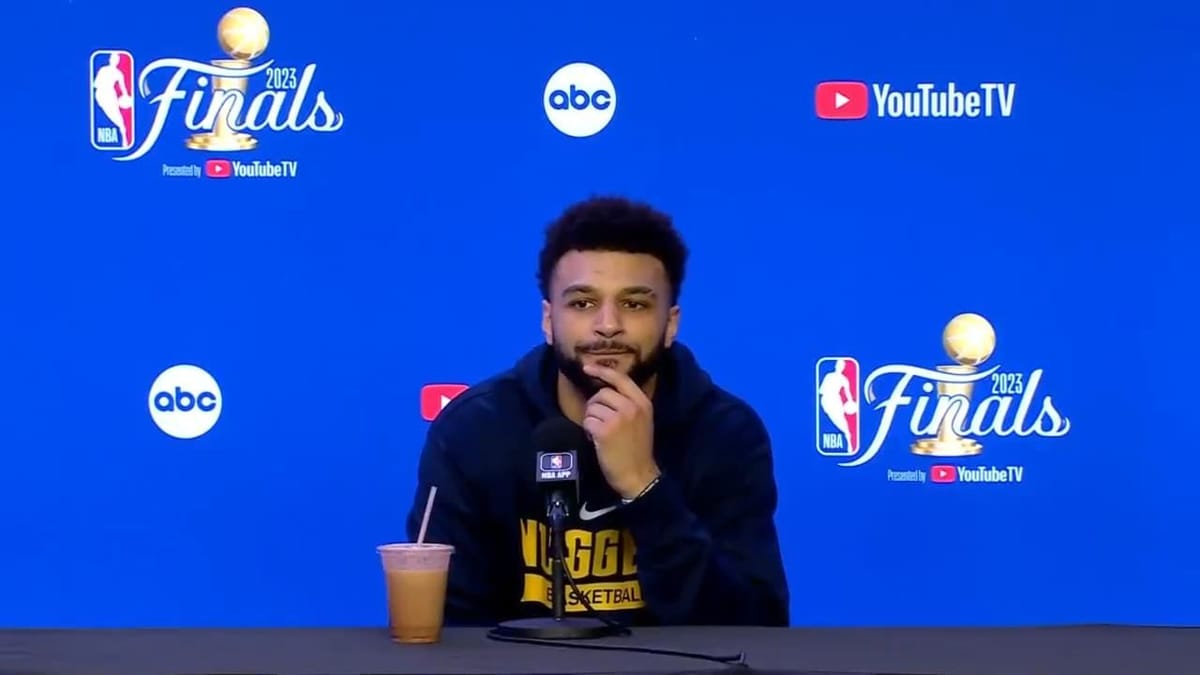 “Yeah man, it's your fault”- Jamal Murray jokingly blames reporter for ...