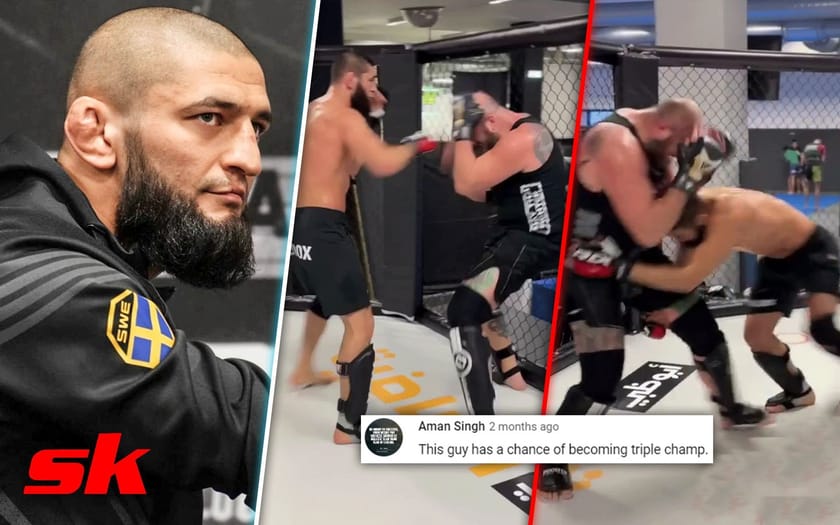 "This guy has a chance of becoming triple champ" - Khamzat Chimaev ...