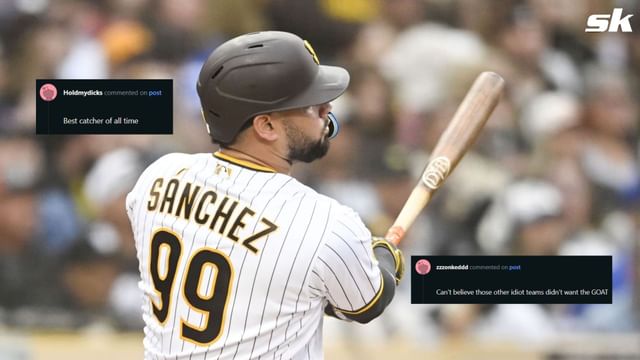 Baseball fans sarcastically hail Gary Sanchez's performance vs Cubs ...