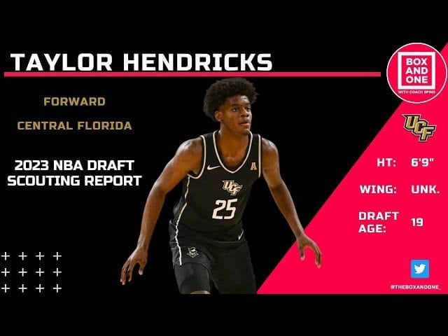 Taylor Hendricks NBA Draft 2023: Scouting report, age, projected teams ...