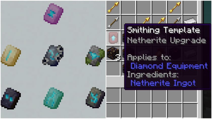Minecraft smithing template guide: How to find, uses, and more