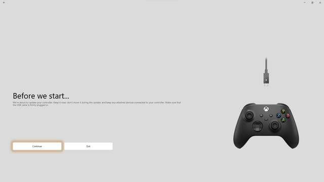 How to update Xbox controller on PC