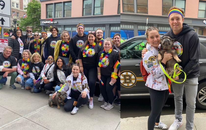 IN PHOTOS: Boston Bruins' Charlie McAvoy attends Pride Parade with ...