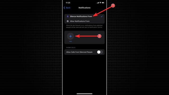 How to silence notification on iPhone?