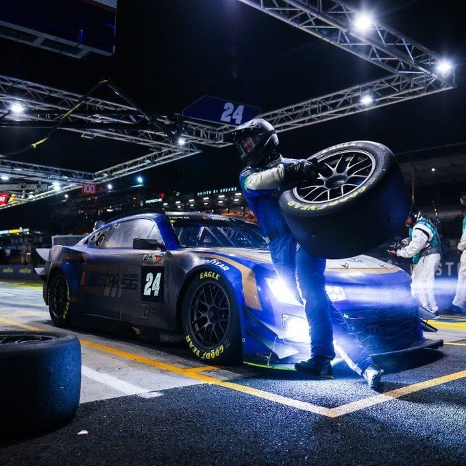 What class is the NASCAR Garage 56 car at Le Mans?