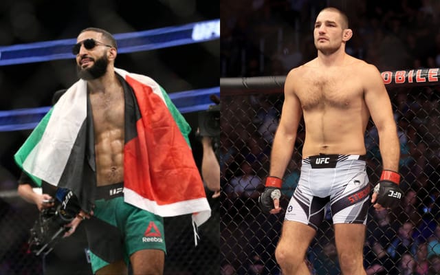 Belal Muhammad slams Sean Strickland for acting tough while staying at ...