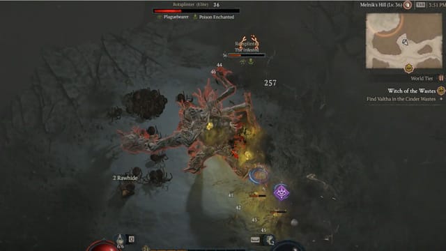 Where to find and defeat Rotsplinter in Diablo 4