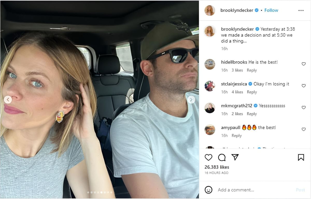 Andy Roddick's wife Brooklyn flaunts new haircut, attends Dave Matthews ...