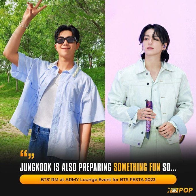 “JJK1 is coming”: BTS’ RM teases ARMYs that Jungkook is “preparing something fun” at 2023 Festa ...