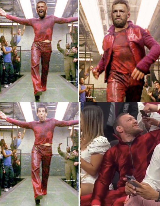 Watch: Conor McGregor hilariously punches Miami Heat mascot