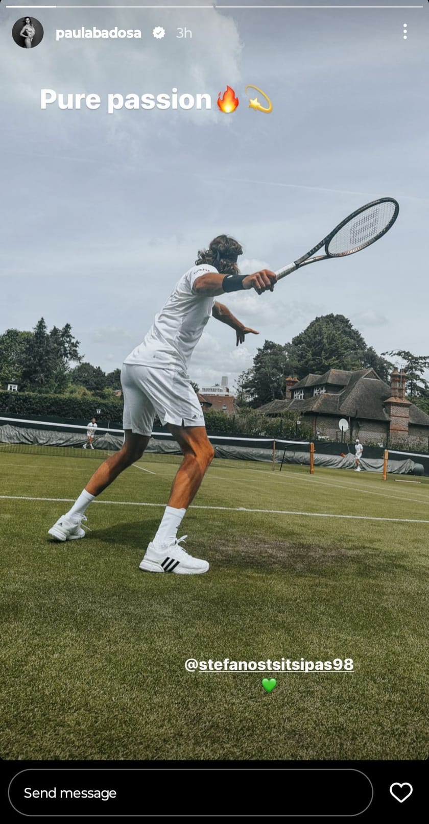 "To do what you love with who you love" - Paula Badosa and Stefanos Tsitsipas reach Wimbledon ...