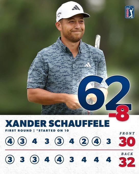 US Open: “Monkey see, monkey do” - Xander Schauffele reacts to shooting ...