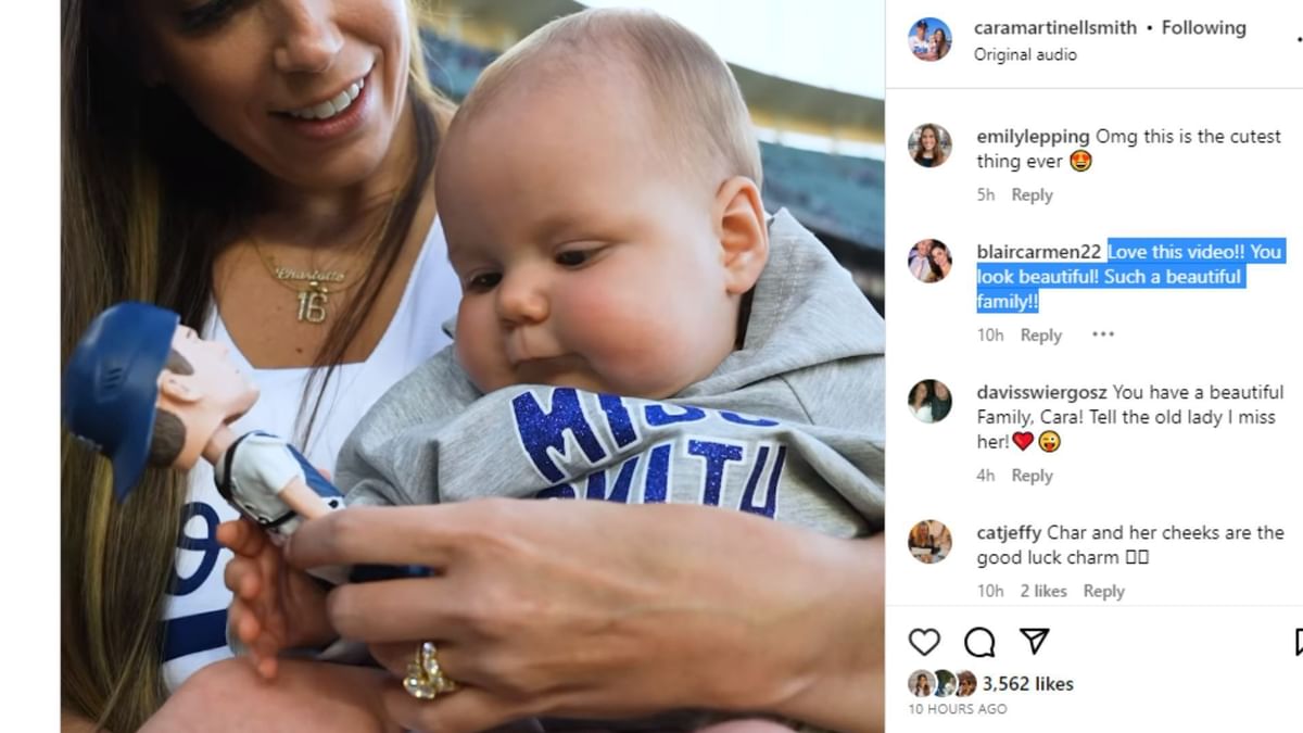 Will smith: MLB fans amazed as Will Smith's wife Cara throws first ...