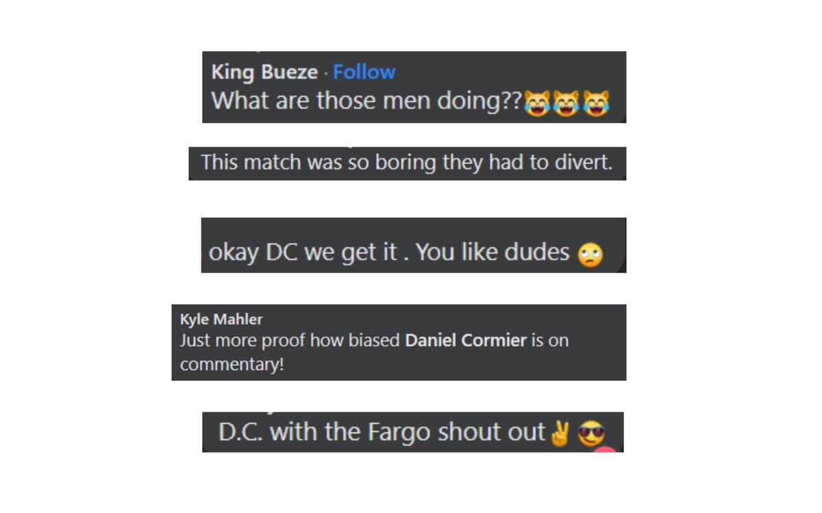 UFC commentators: “Ok DC we get it, you like dudes” - UFC commentators ...