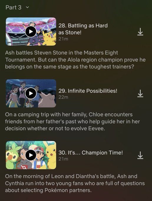 Netflix adds Pokemon Ultimate Journeys: The Series part 3 for fans in ...