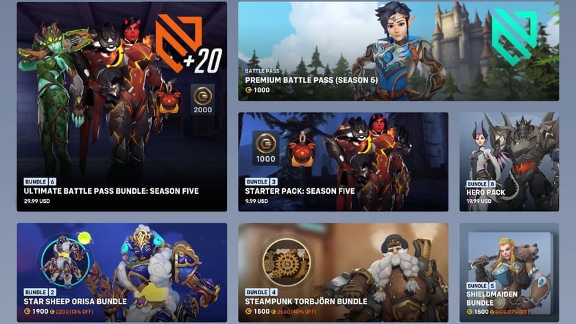 Overwatch 2 Item Shop rotation (June 13): Steampunk Torbjorn, Season 5 ...