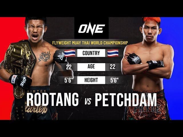 Rodtang and Petchdam go to war in throwback fight