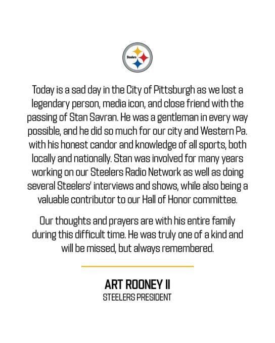 Stan Savran dead: Legendary Pittsburgh broadcaster passes away aged 76 ...