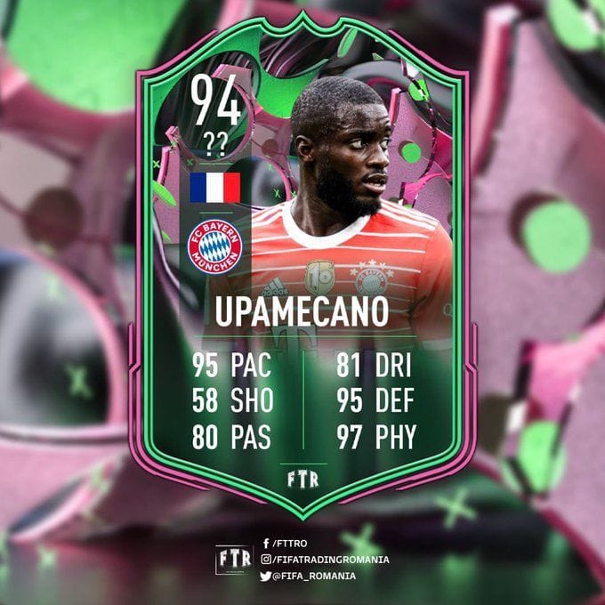 Dayot Upamecano arriving as a Shapeshifters player in FIFA 23 Ultimate ...