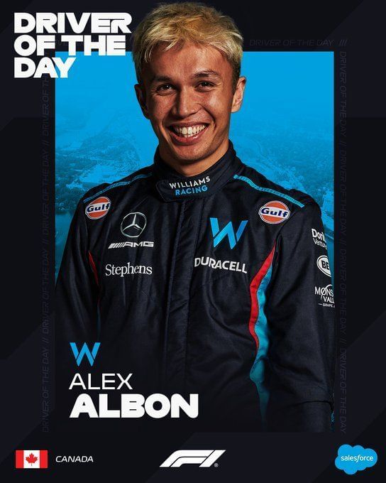 Who was the F1 driver of the day at the 2023 Canadian Grand Prix?