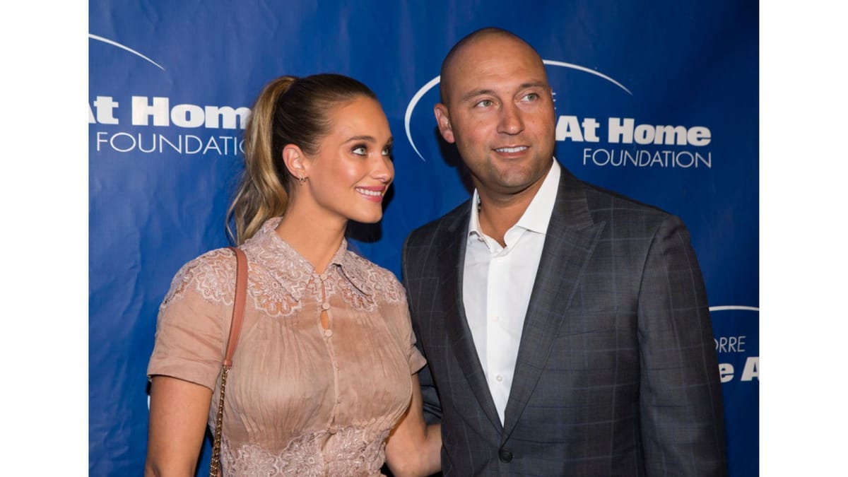 Derek Jeter once paid tribute to his wife, Hannah for always being ...