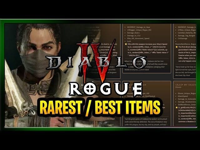 unique: All Diablo 4 Unique items, their bonuses, and how to get them