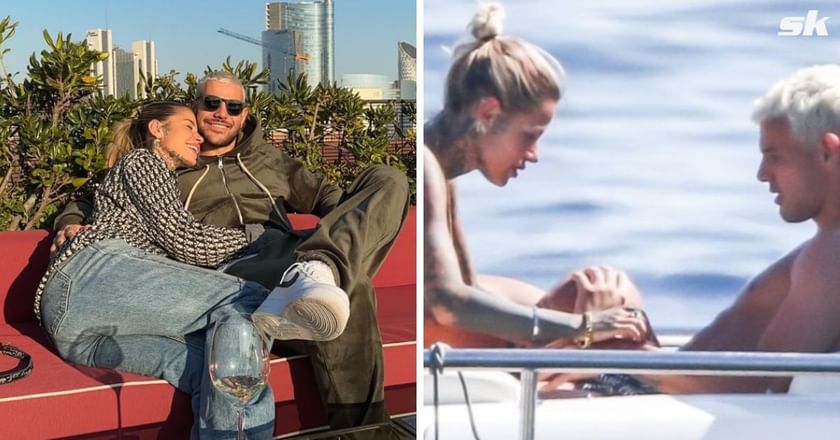 "Someone is enjoying their holiday"- Fans react as Milan star Theo Hernandez is spotted cozying ...
