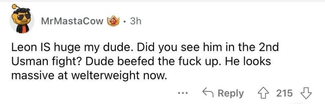 "Look at him now" - Fans react to a bulked-up Leon Edwards pictured ...