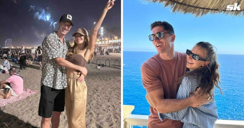 Robert Lewandowski and wife Anna celebrate Saint Joan Festival in ...