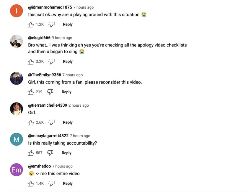 "This is one vile human being": Colleen Ballinger's apology video amid ...