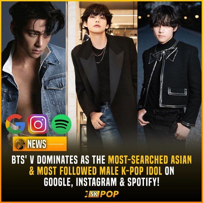 "A Certified Google King": ARMYs rejoice as Kim Tae-hyung is crowned the most searched Asian on ...