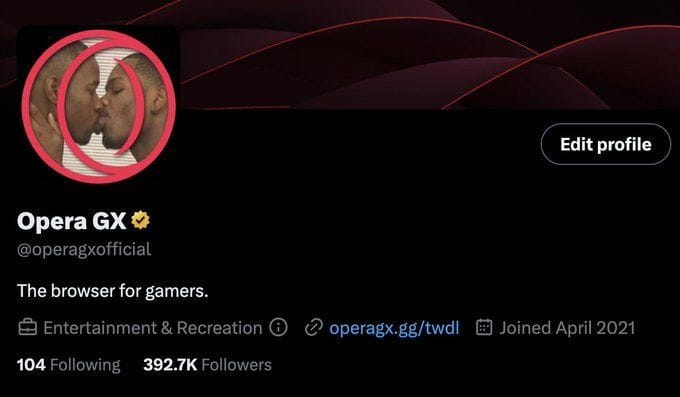 Opera GX: "The browser for gaymers": Opera GX's Pride month logo leaves ...