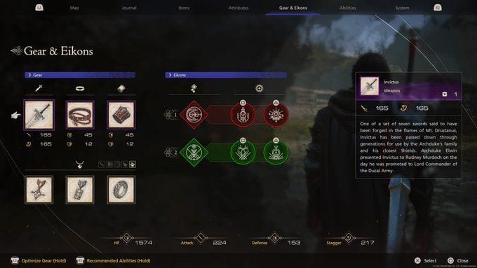 How to obtain the Invictus sword in Final Fantasy 16