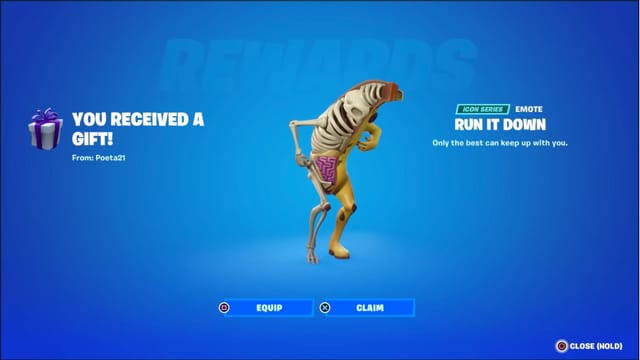 How to get the Run it Down emote in Fortnite