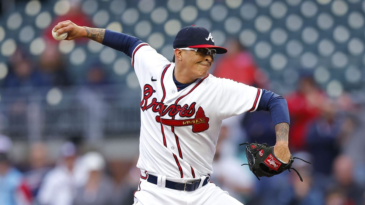 Atlanta Braves fans saddened as reliever Jesse Chavez carried off field ...