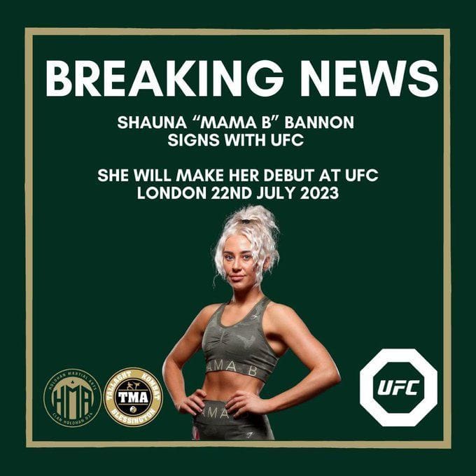 Shauna Bannon UFC: Who is Shauna Bannon? UFC signs undefeated Irish MMA ...