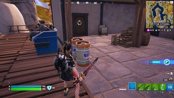 Fortnite: How to destroy Slurp or Slap Barrels
