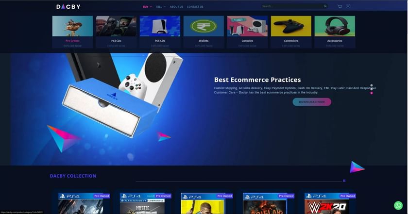 How to pre-order games on Dacby